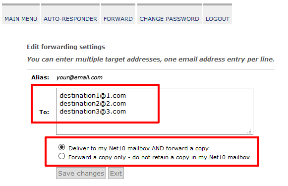 Net10 Mail Admin for Users - Net10 Internet Services